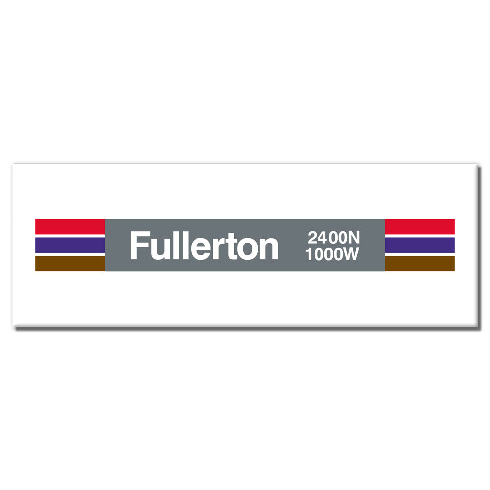 CTA Station Fullerton Magnet – CTAGifts.com
