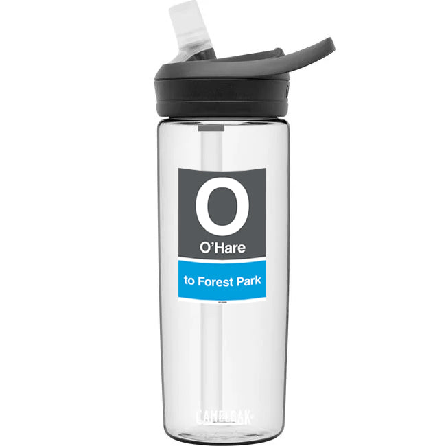 CTA O'Hare (Blue) Waterbottle – CTAGifts.com