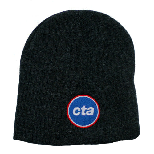 Chicago Transit Authority CTA Logo (Black) Knit Cap – CTAGifts.com