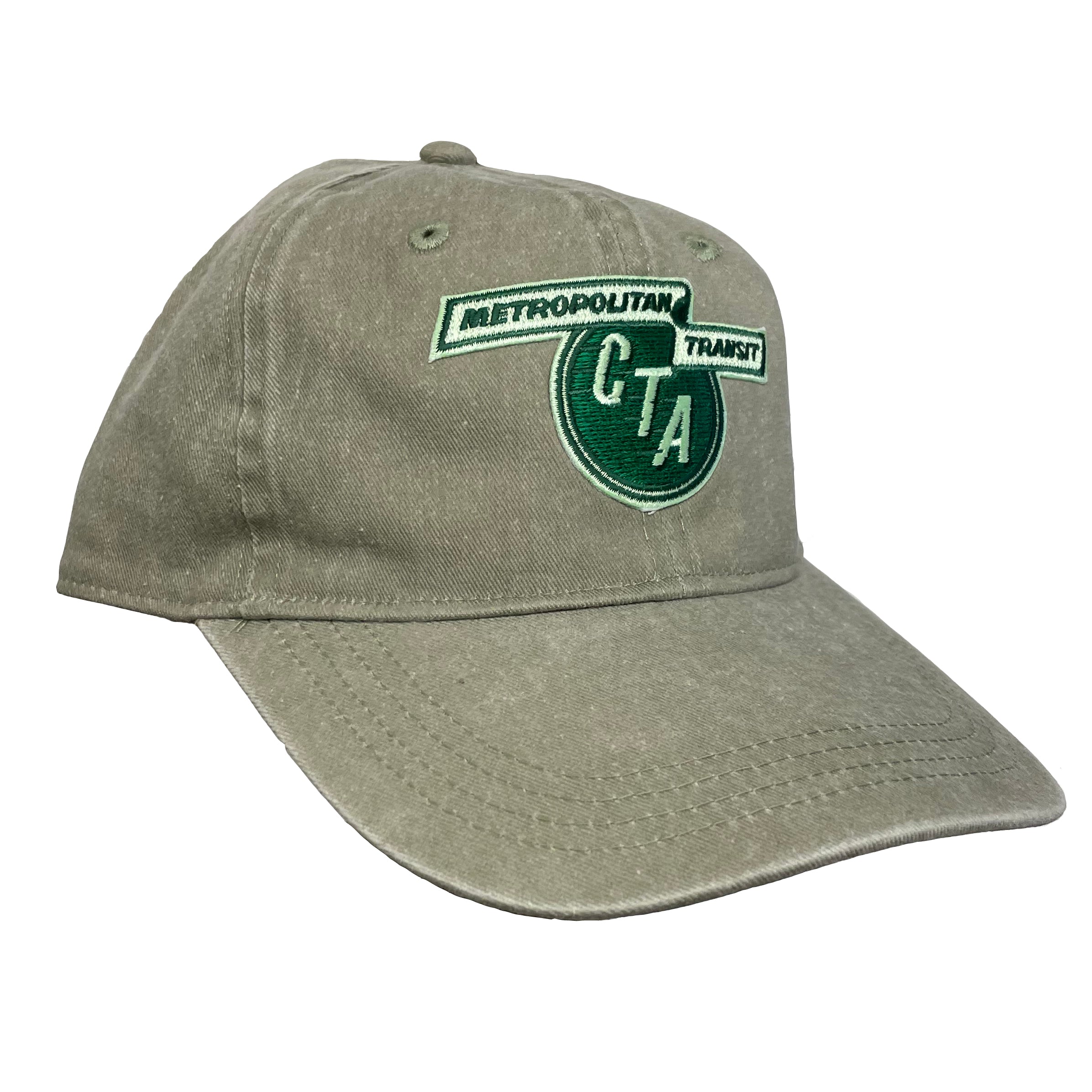 Chicago Transit Authority 1956 to 1970 CTA Logo (Olive) Baseball Cap ...