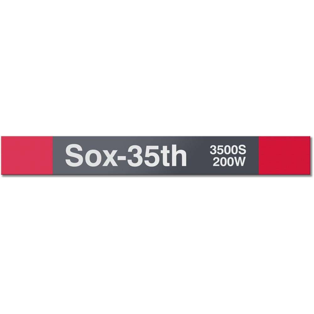 CTA Station Sox-35th Station Sign – CTAGifts.com