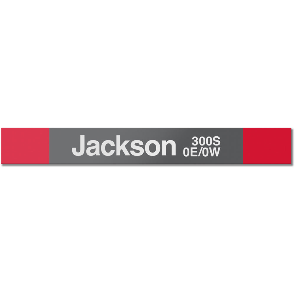 CTA Station Jackson (Red) Station Sign – CTAGifts.com