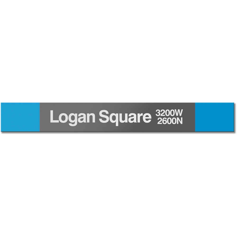 CTA Station Logan Square Station Sign – CTAGifts.com