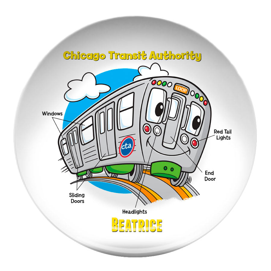 Chicago Transit Authority CTA Train Parts Plate – CTAGifts.com
