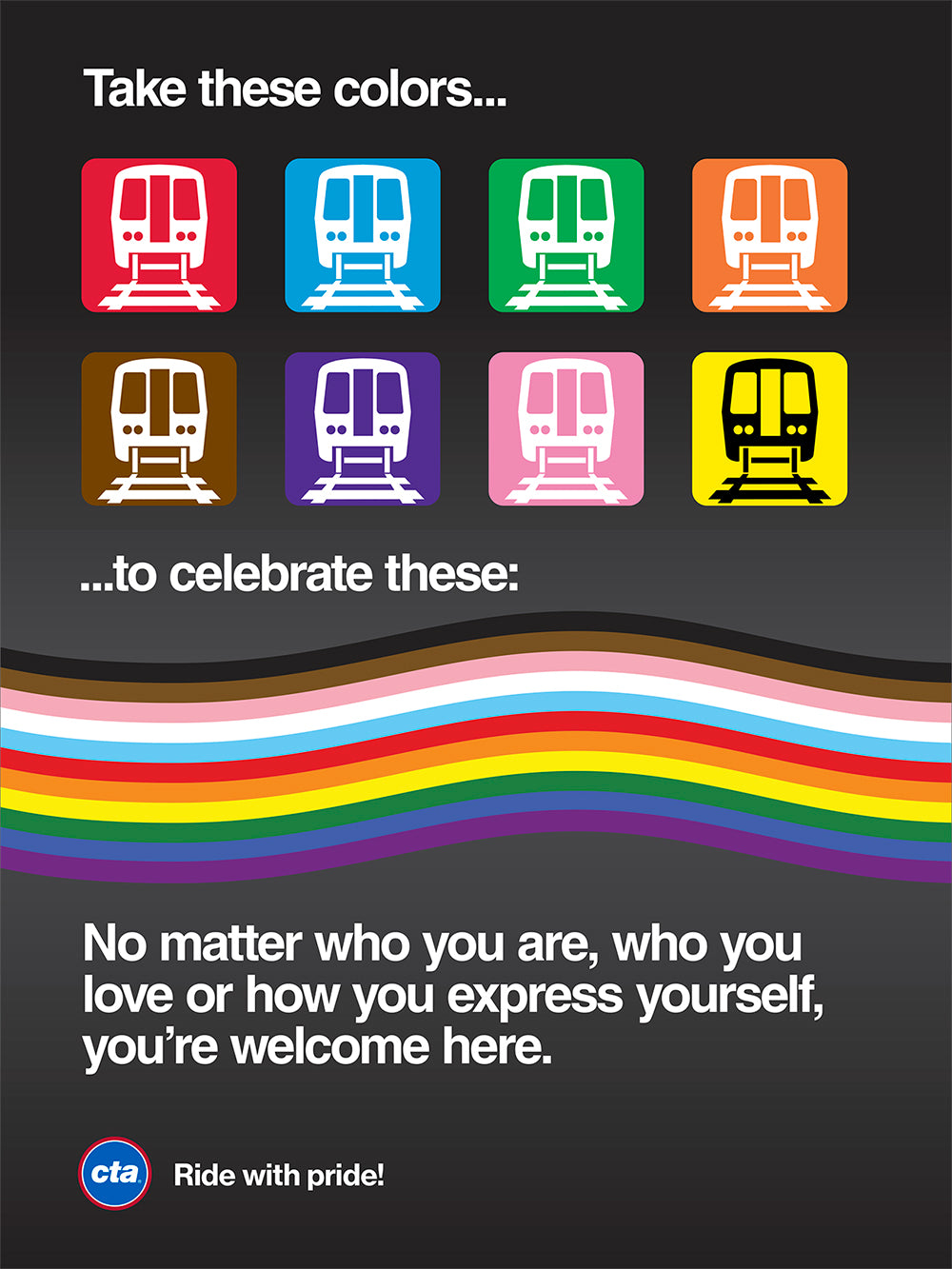 CTA Take These Colors Pride Poster – CTAGifts.com