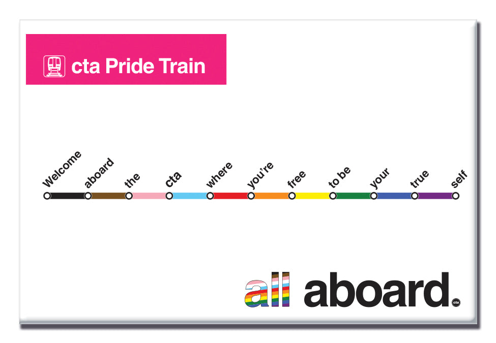 CTA Pride Affirmation Map Magnet – CTAGifts.com